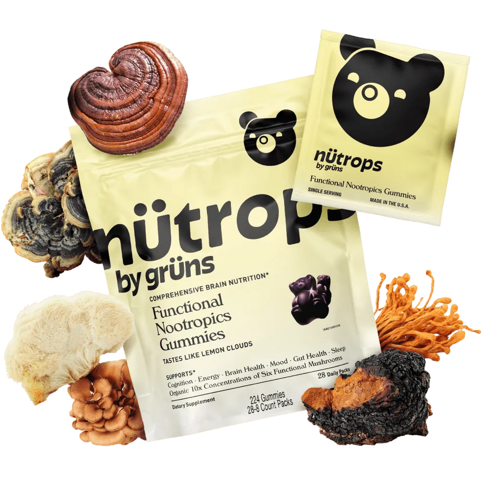 Nütrops | Mushroom Gummies for Brain & Body Health
